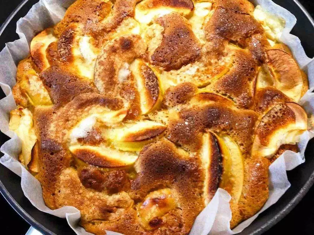 tarte aux pommes poêlée