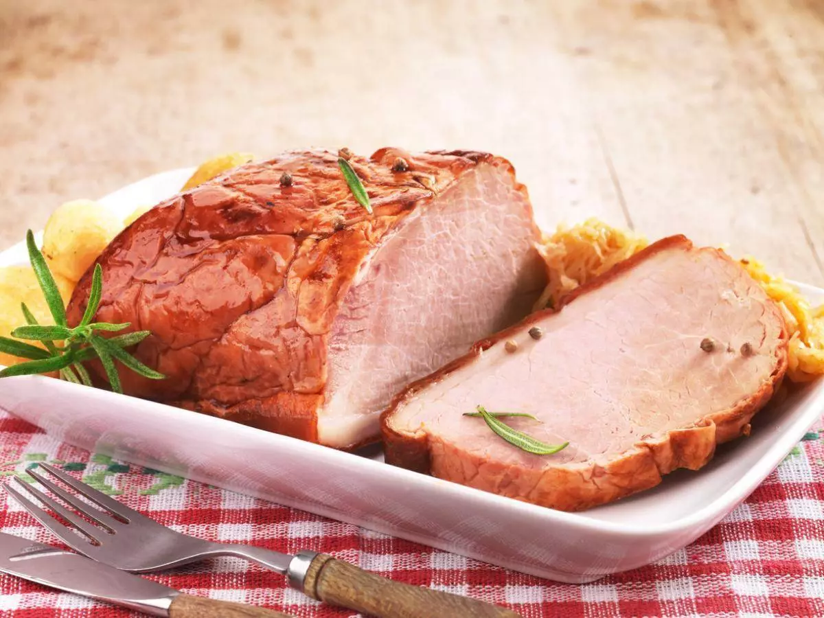 Loin muiceola rósta i porchetta dara cúrsa an-bhlasta