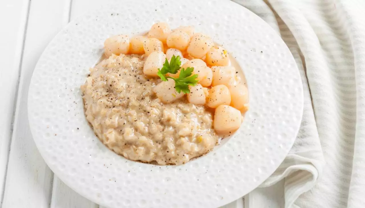 Vermuth risotto med pilgrimsmusslor | Inbjuder till en utsökt middag