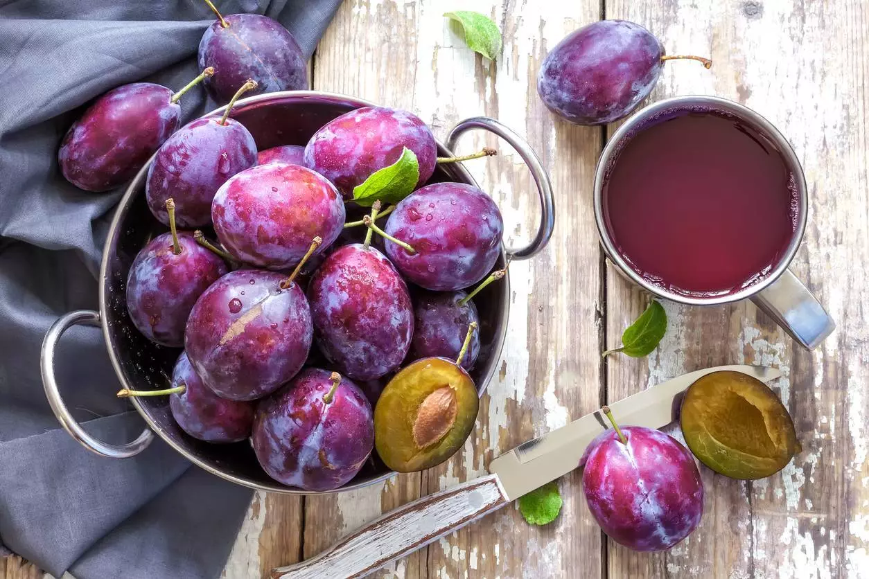 Pruimensap, hoe gebruik je seizoensfruit?