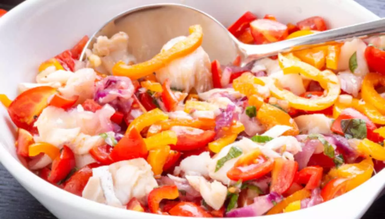 Cod salad - resep print