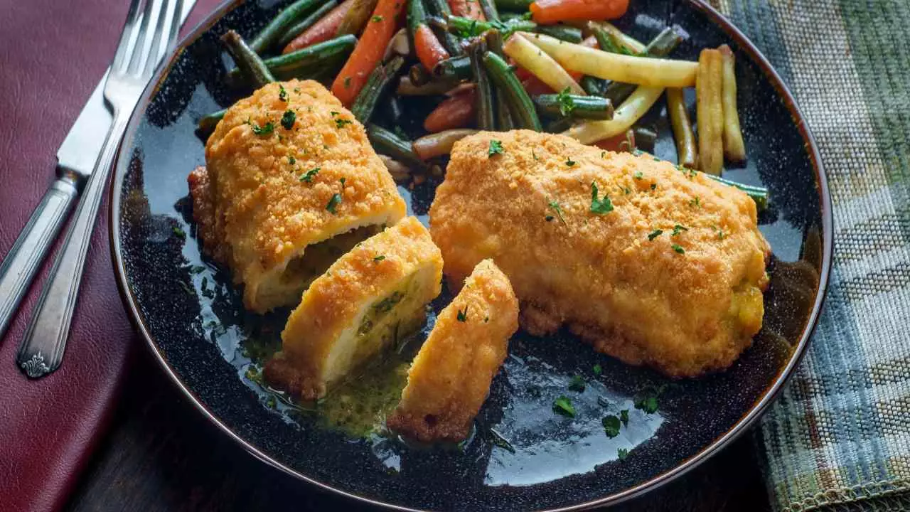 Nuggets de pollo frito