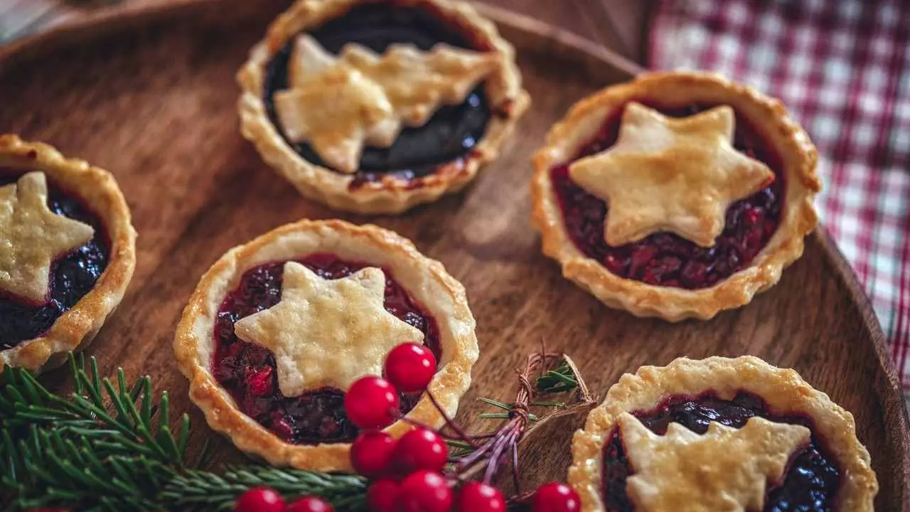 Tartaletas navideñas con mermelada