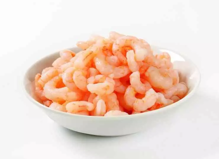 Appetizer mboga na shrimps PICHA mapishi ya magazeti