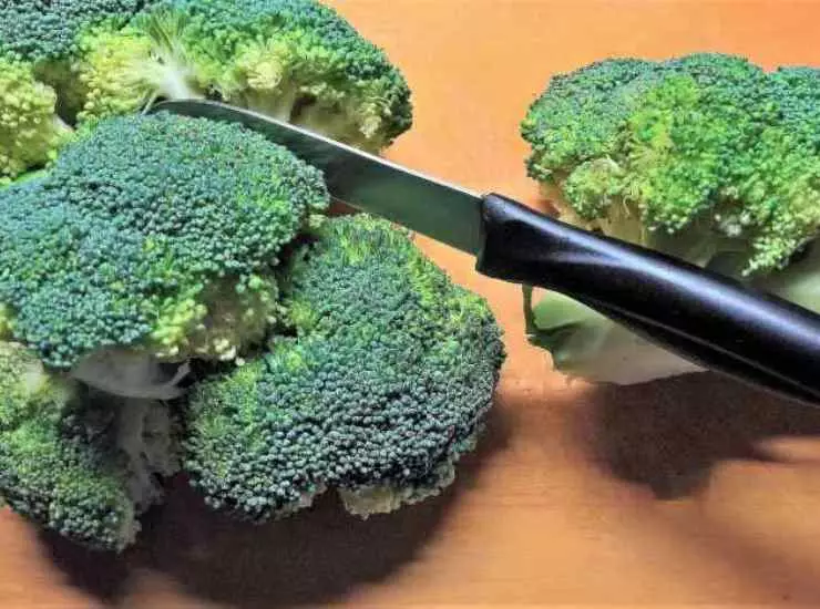 Pasta with broccoli cream recipe