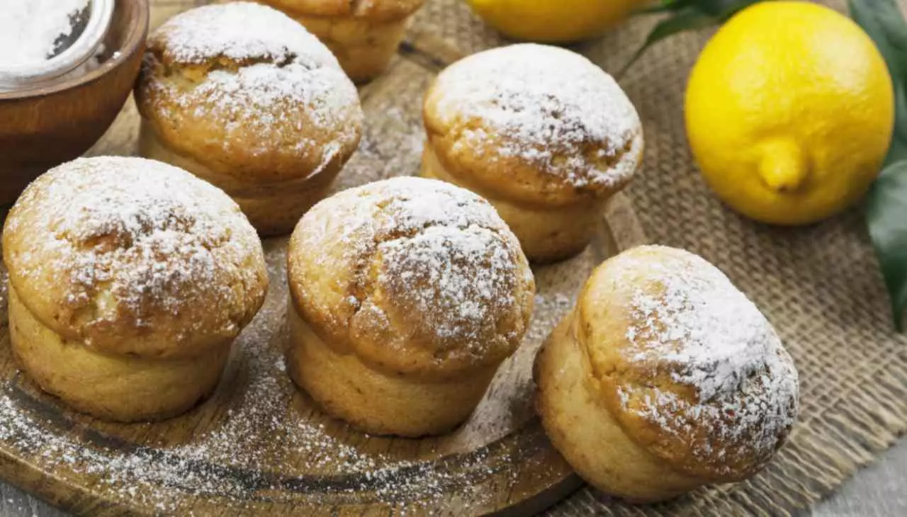 Receita de muffins leves de limão