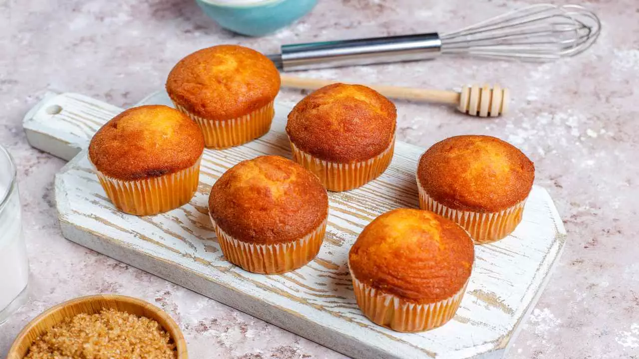 Muffins de mel | Suave e leve para desfrutar com uma xícara de café