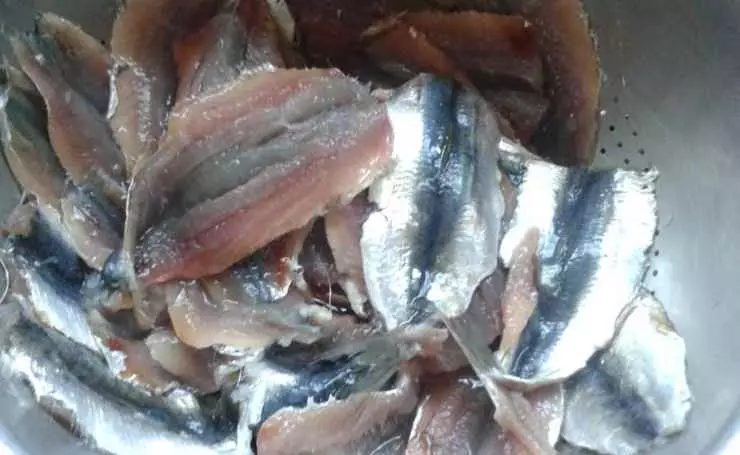 Espaguetis con anchoas e hinojo