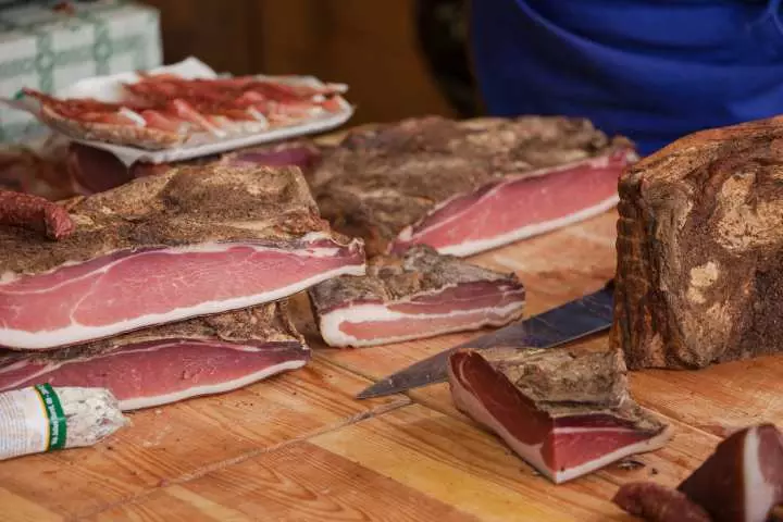 chou mijoté au speck - recette imprimée