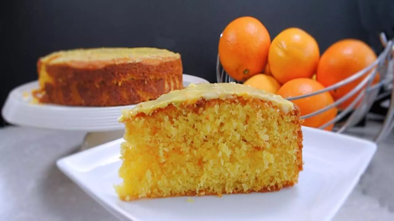 receita de macaroons de bolo de laranja FOTO impressão de receita