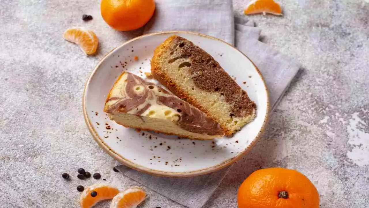 Orange cake da cakulan