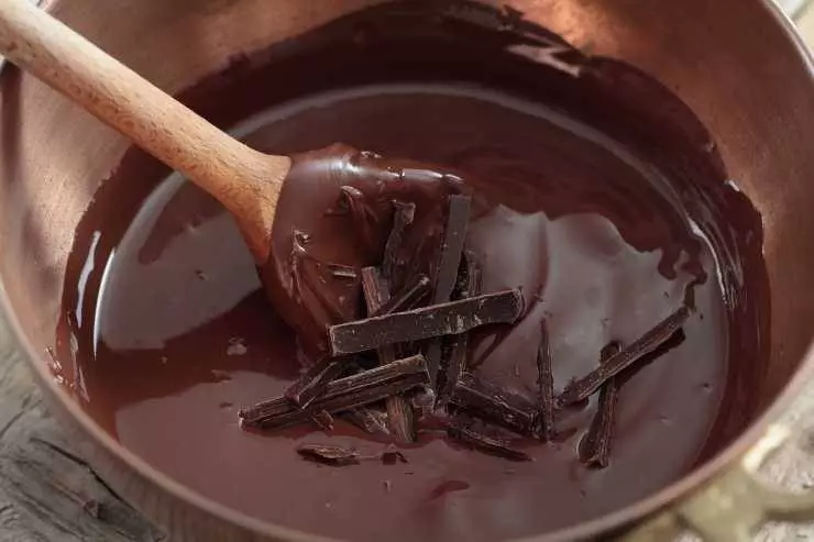 Impresión de receita de bolo de biscoito de chocolate negro