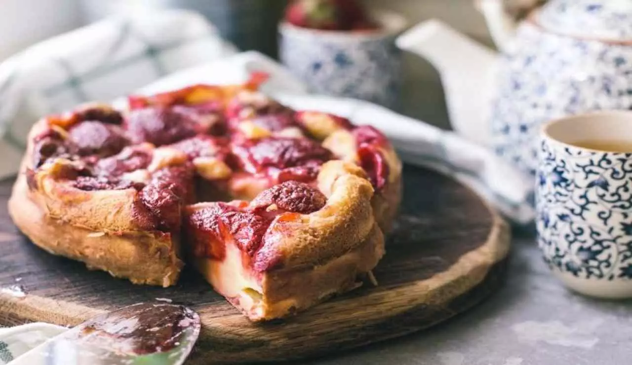 Strawberry vanille clafoutis