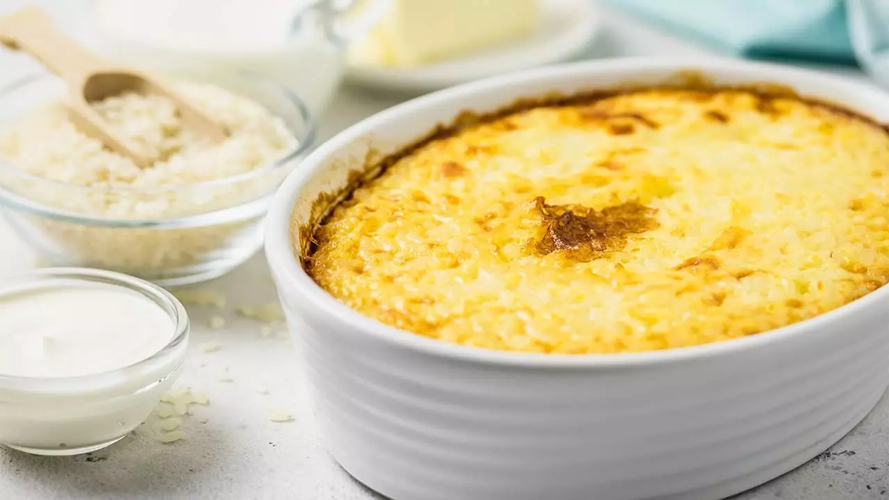 Riz au potiron et fromage fumé