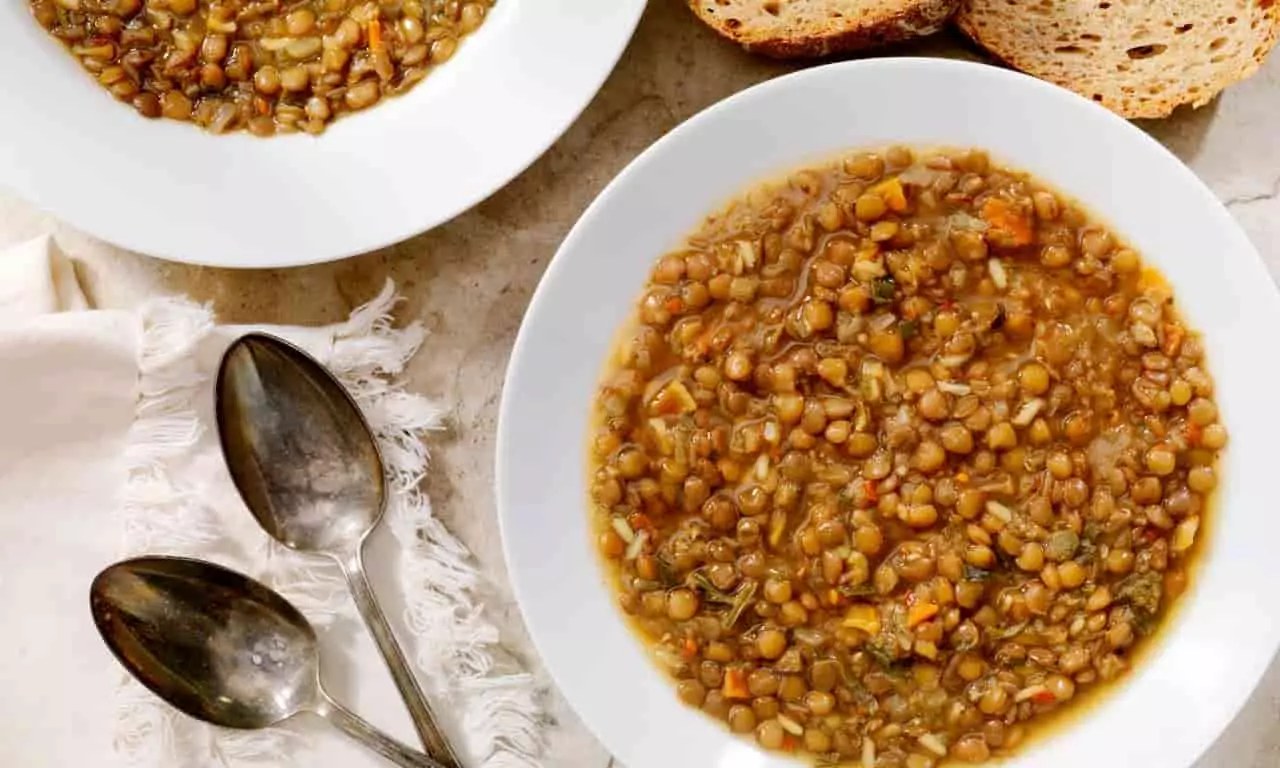 sopa de lentellas