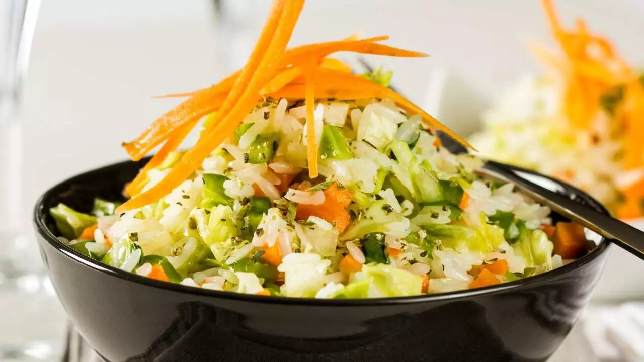 برنج باسماتی با سبزیجات