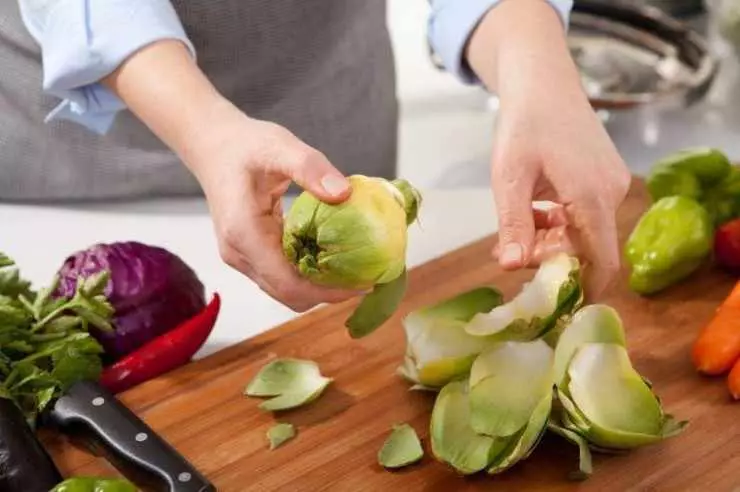 Timbale s artičokami in pecorino sirom FOTO recept natis