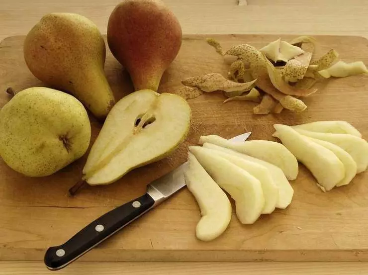 Тарт с грушей, миндалем и макаронами ФОТО рецепт распечатать
