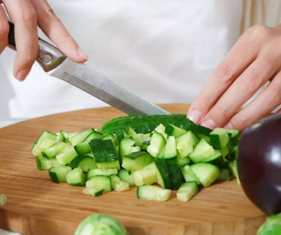 Pasta risotto dengan courgettes dan bacon