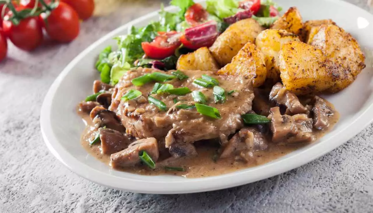 Pork chops with mushroom sauce recipe