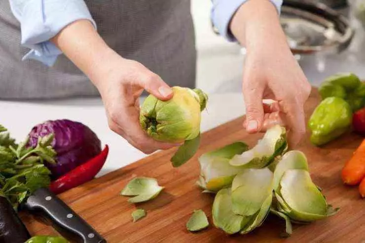 lys artiskok og aubergine caponata - ricettasprint