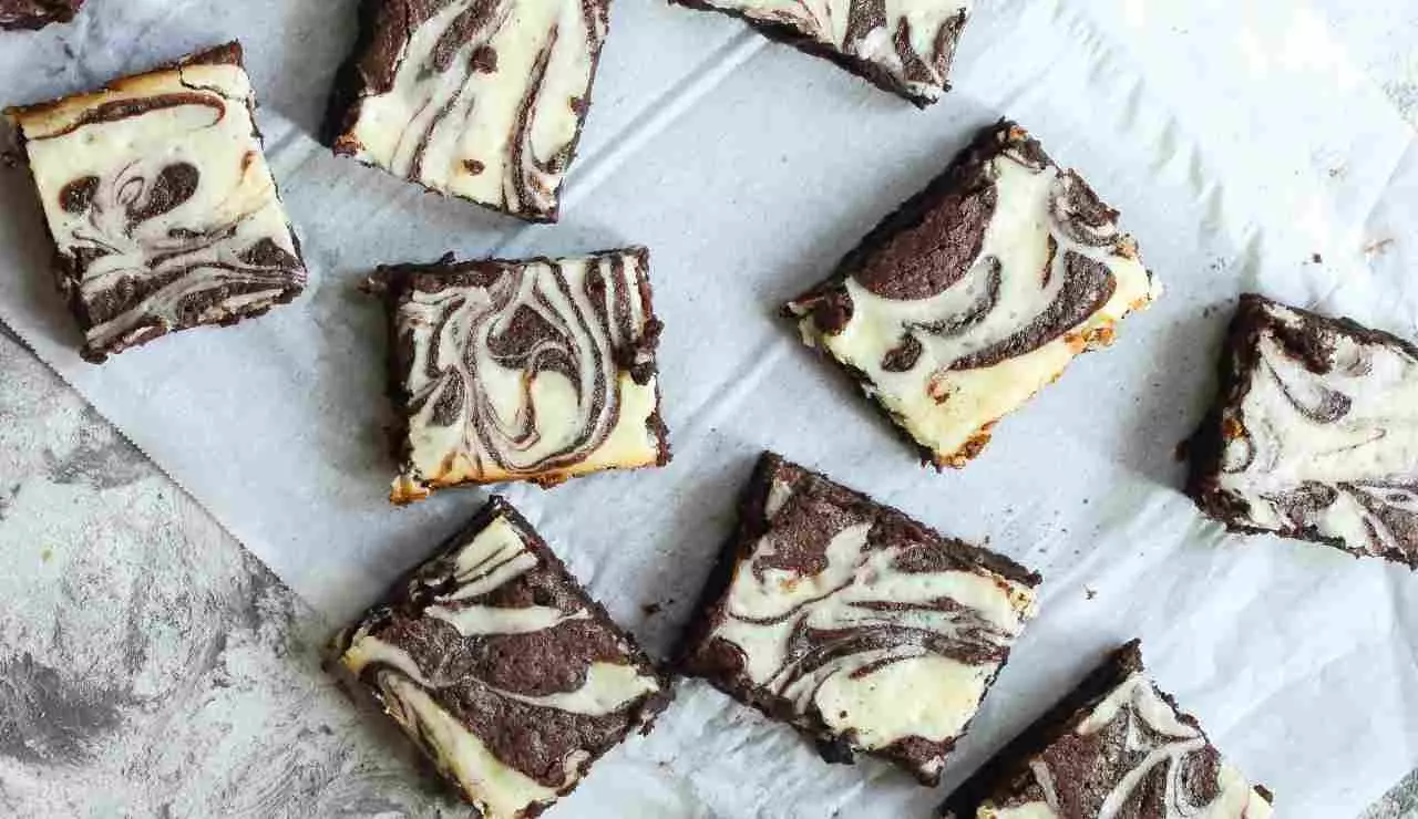 Double chocolate and coconut squares