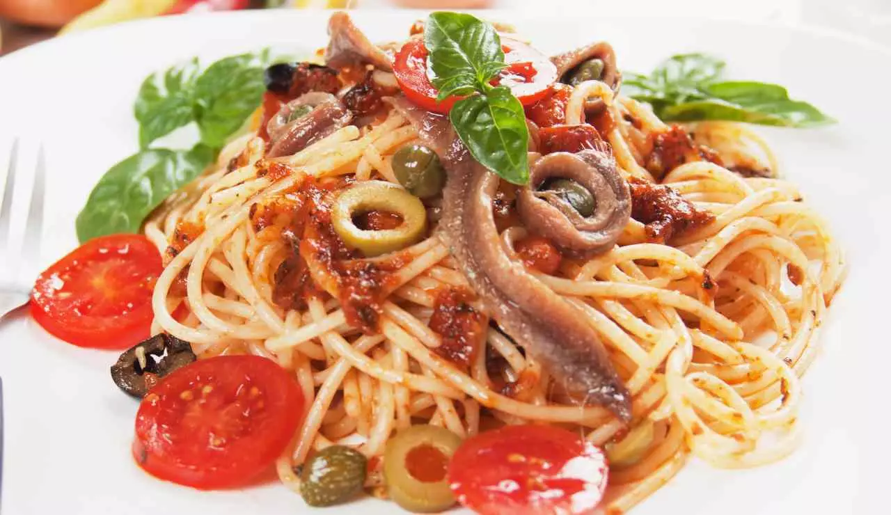 Spaghetti alla Palermitana print resep