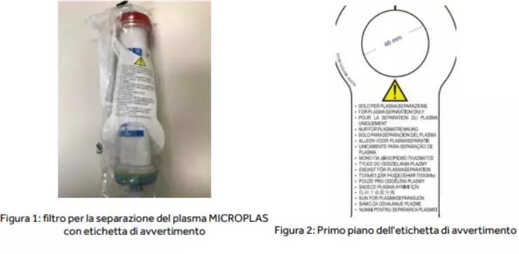 Recall mediku | difetti fil-filtru tal-plażma | nota urġenti RITRAT 14570_2