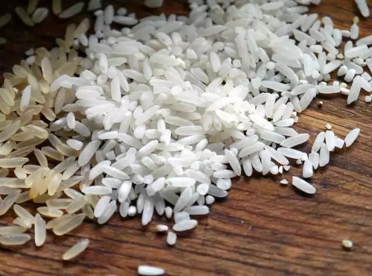 أرز مع حارة صورة جورجونزولا طباعة وصفة