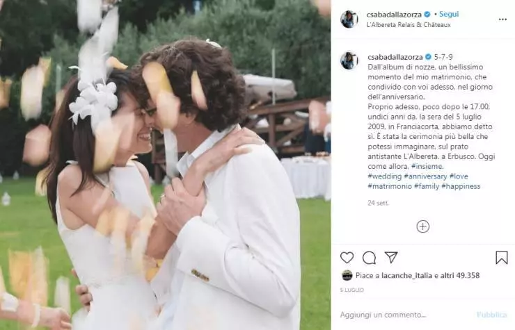 Csaba Dalla Zorza amarcord wedding - RicettaSprint