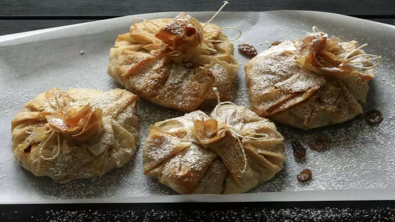 Dessert na may phyllo dough