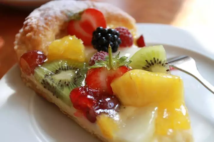 pastel de frutas facil