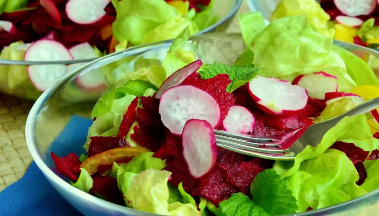 salade salade betterave radis