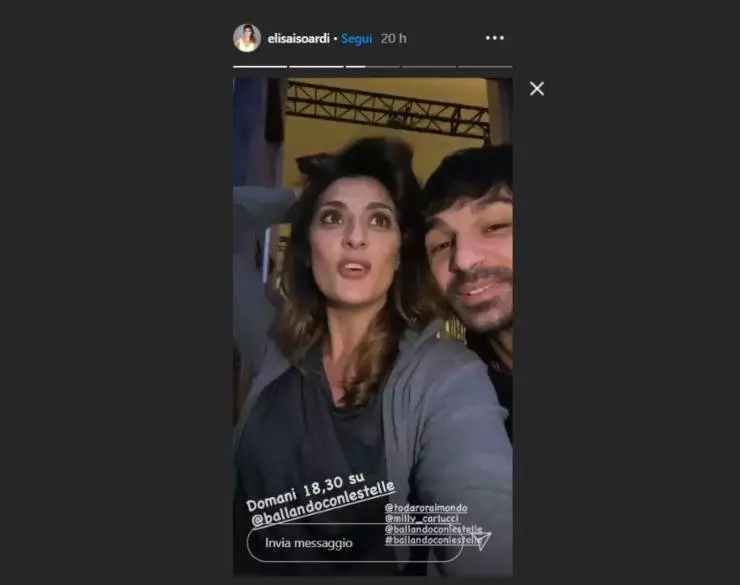 Elisa Isoardi socia kverelo kun Todaro | Krizo antaŭ la rekta elsendo 16635_2