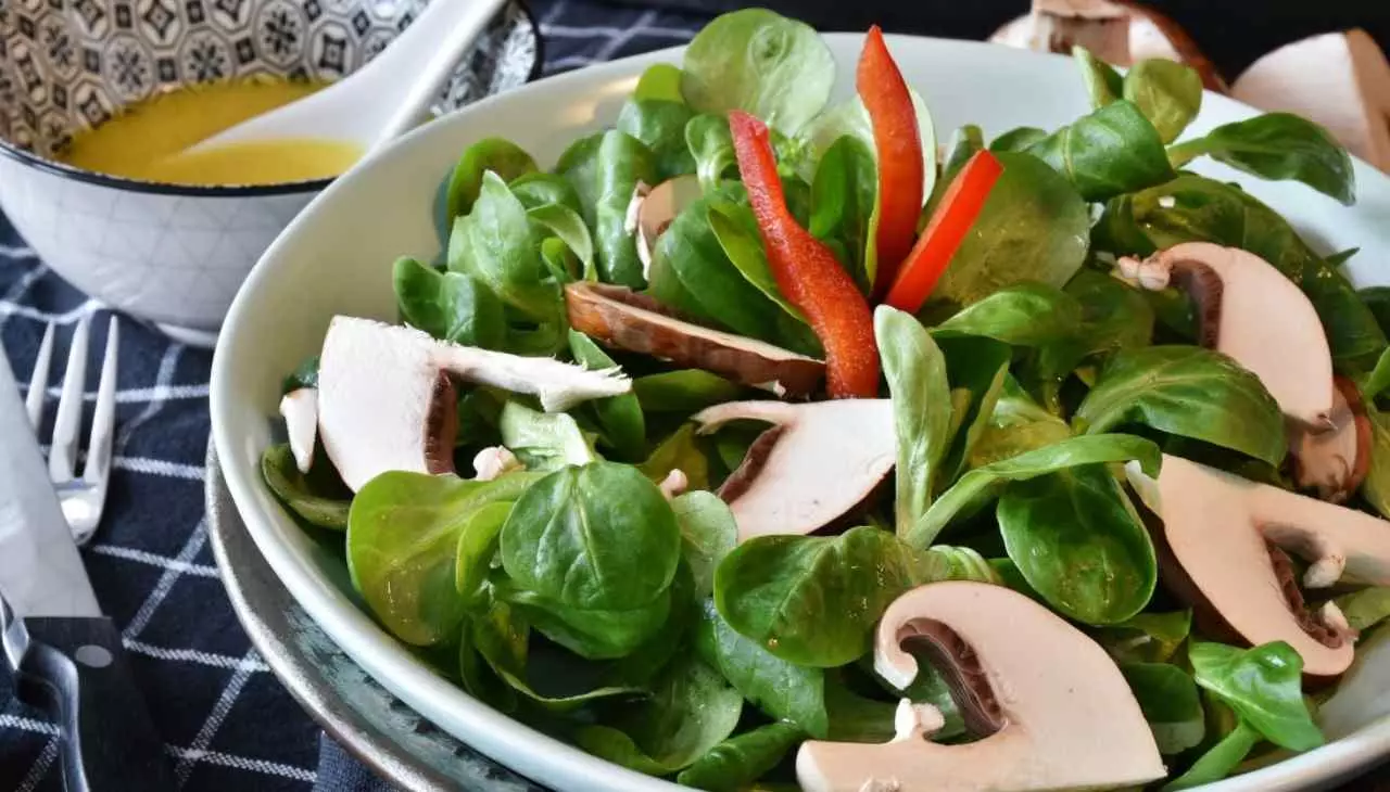 salad thức ăn nhanh thức ăn nhanh porcini