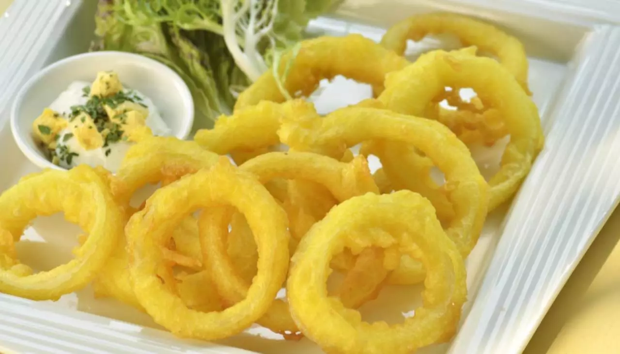 Fried squid with rice flour recipe