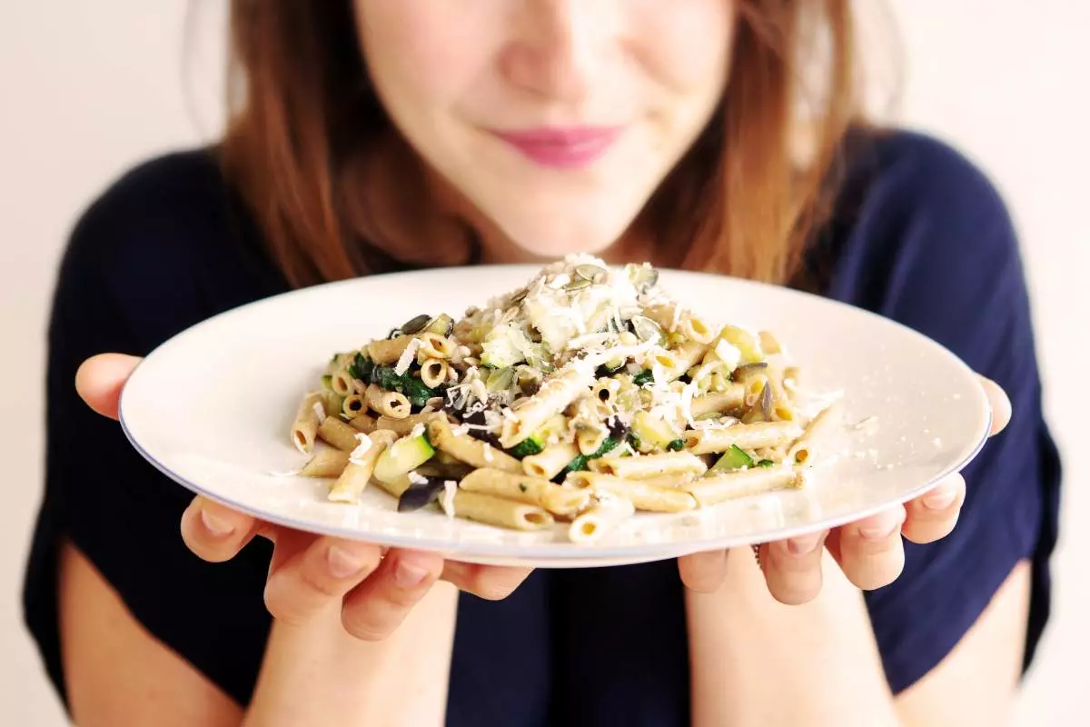 Pasta alla Mediterranea, yon premye kou senp ak trè bon gou