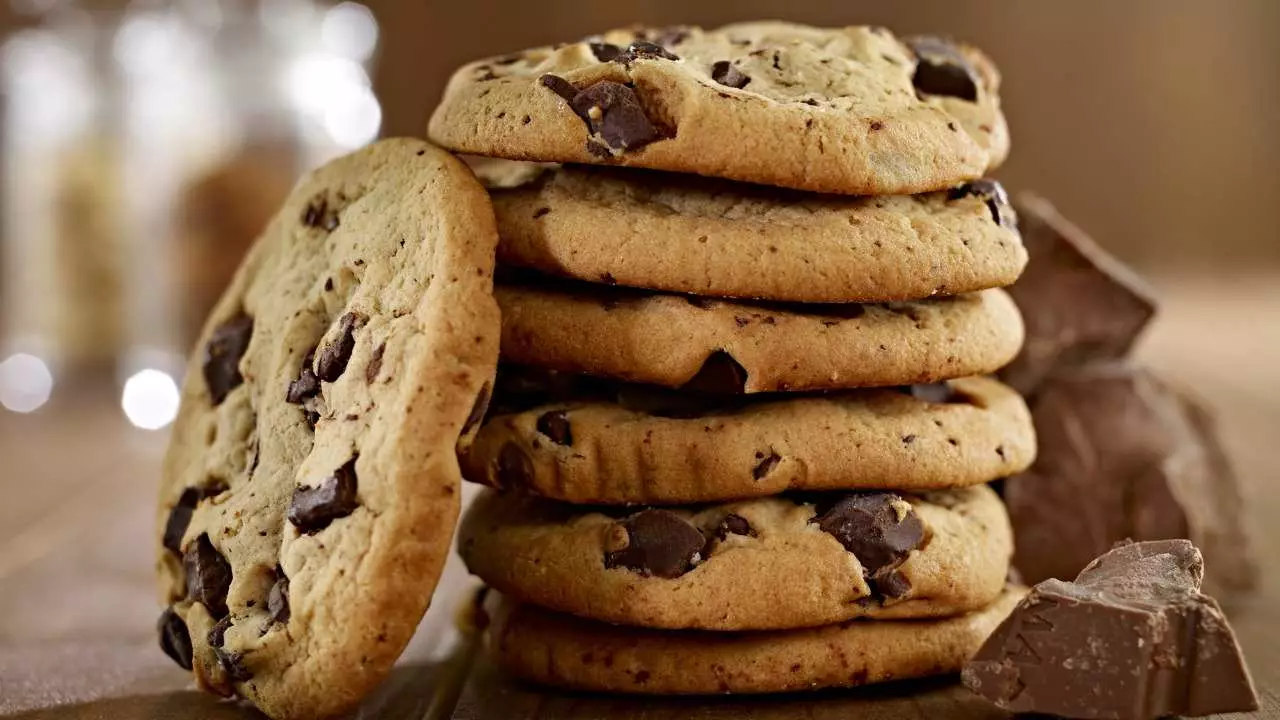 Galletas de canela con chispas de chocolate