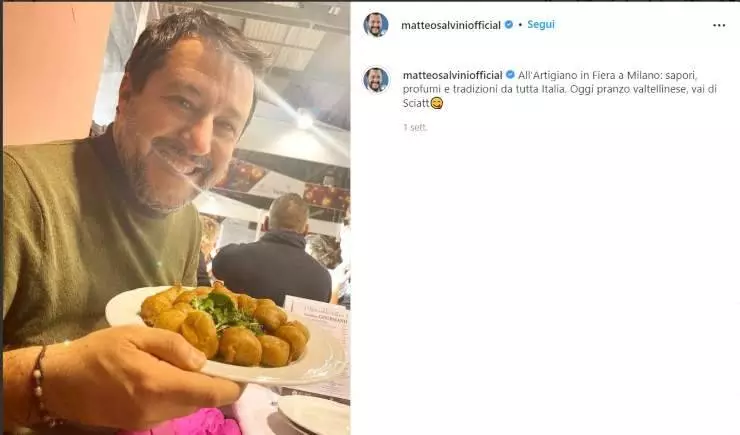Matteo Salvini onye isi nri - RicettaSprint