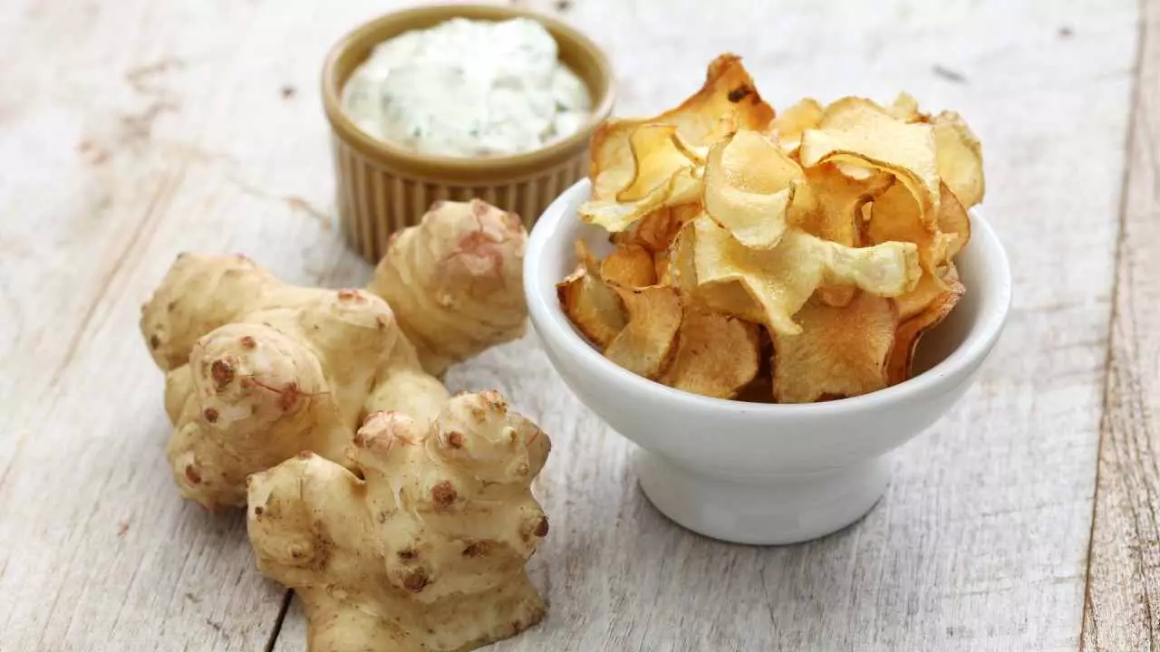 Jerusalem artichoke chips