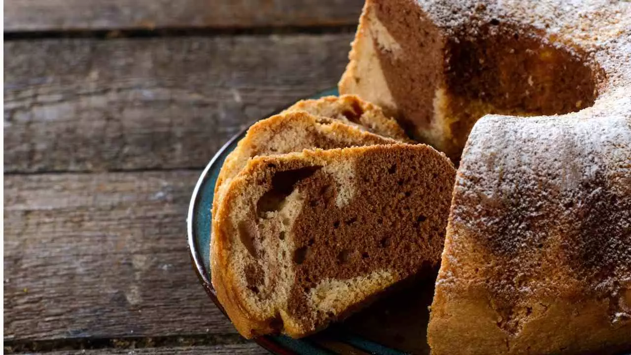 Græskar og chokolade donut