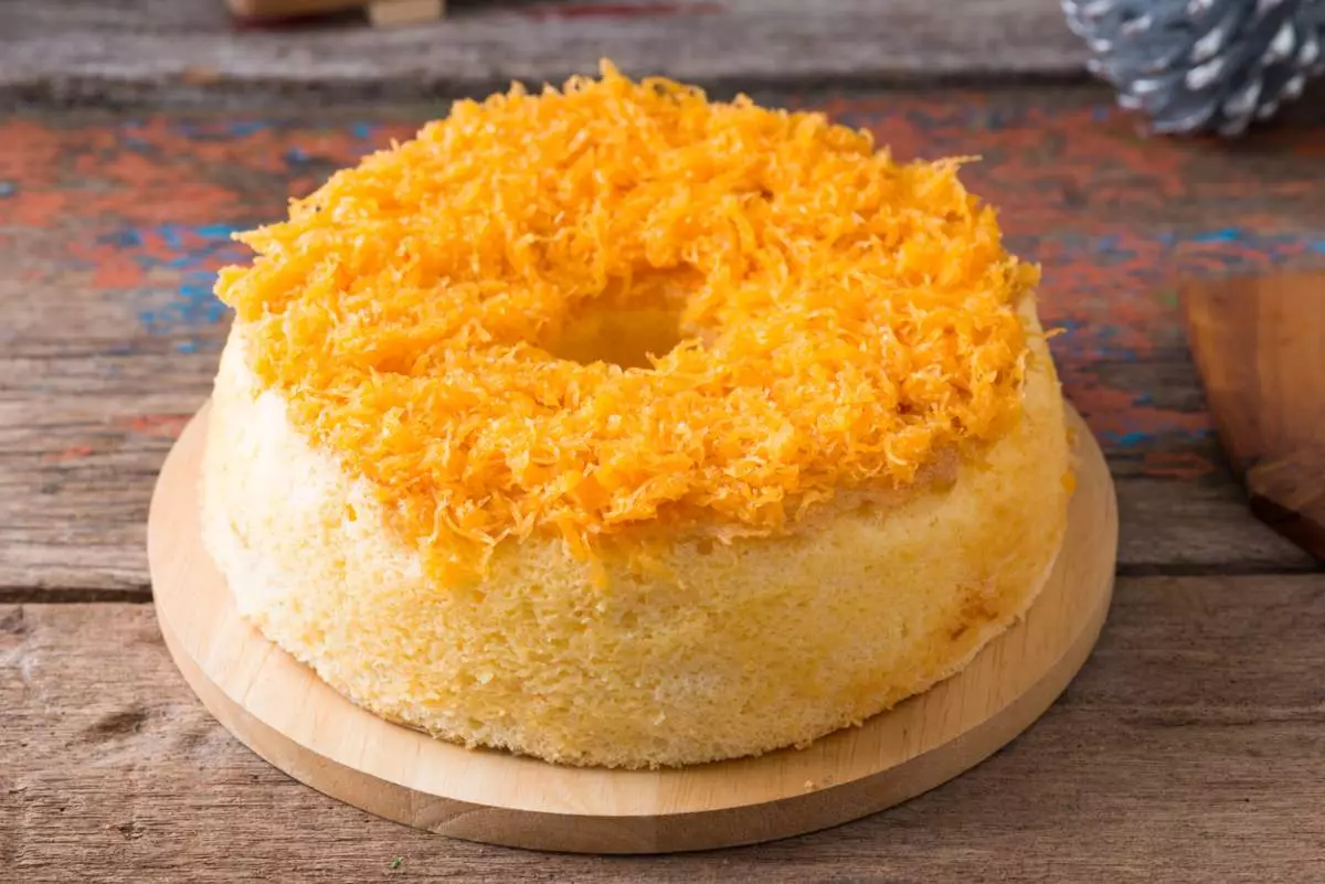 Chiffon-Kuchen mit Orange