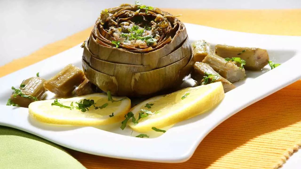 Lemon artichokes