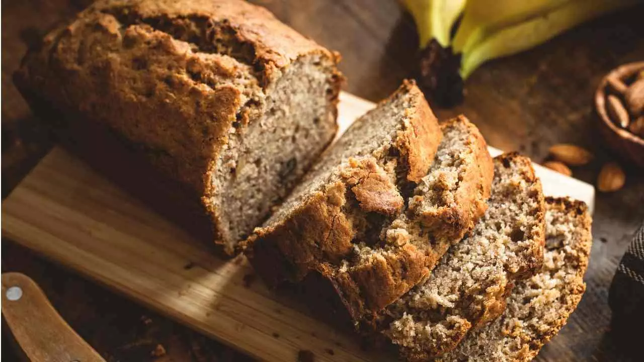 Banana eta laranja plumcake