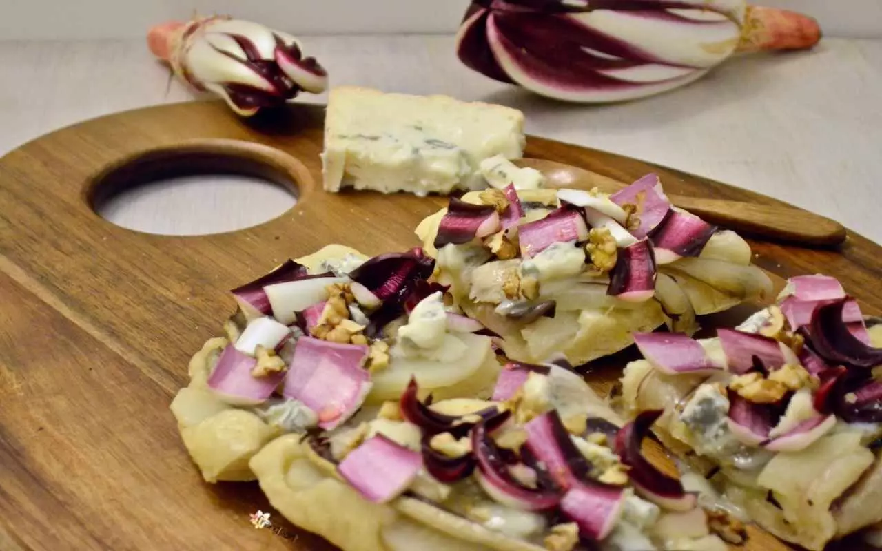 canapes radicchio gorgonzola công thức ẢNH công thức in