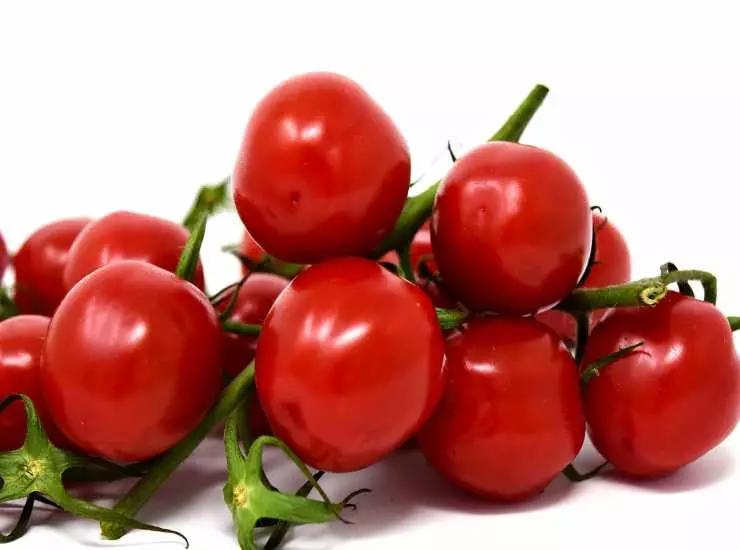 Tomates caramelizados en una sartén FOTO receta impresión