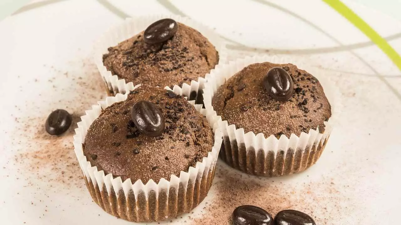 Chocolate da kofi muffins