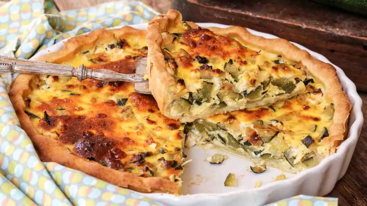 Rustic ricotta en courgette pie | Fluch en yndrukwekkend! 19725_1