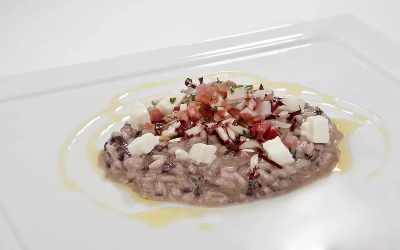 risotto speck montasio resept