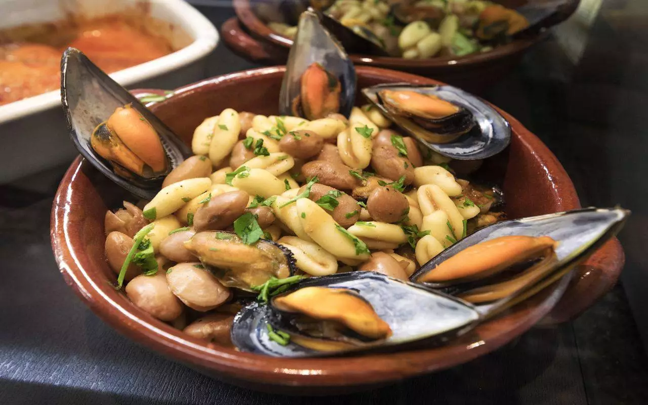 cavatelli dagnje grah recept FOTO recept ispis